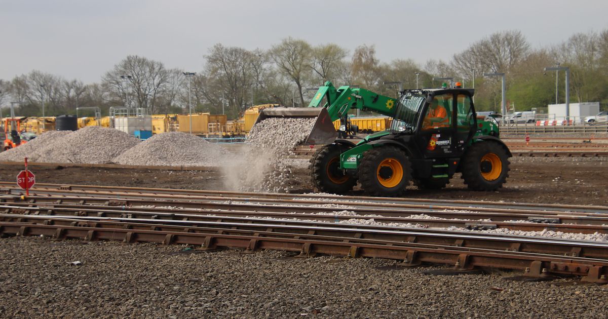 Major mobilisation work underway at Toton Traction Maintenance Depot